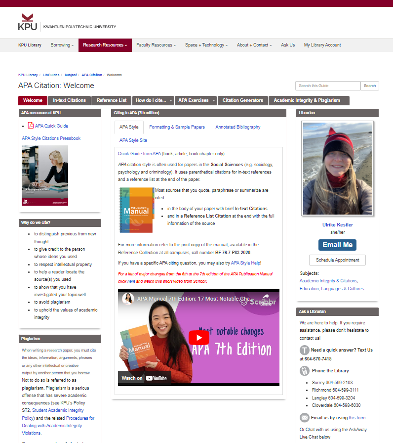 Academic Integrity Throughout My Academic Journey | Kwantlen Polytechnic University